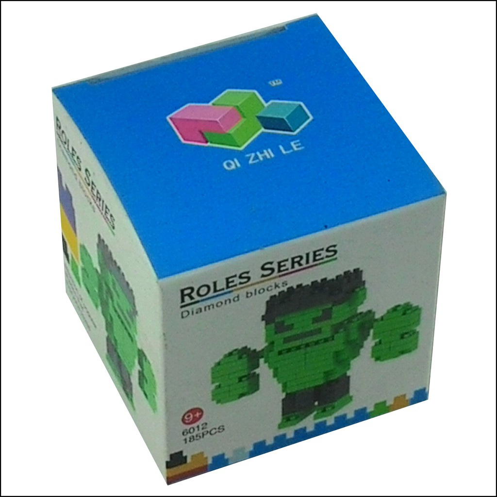 Lego mini block hulk superhero miniblock roles series diamond block ...