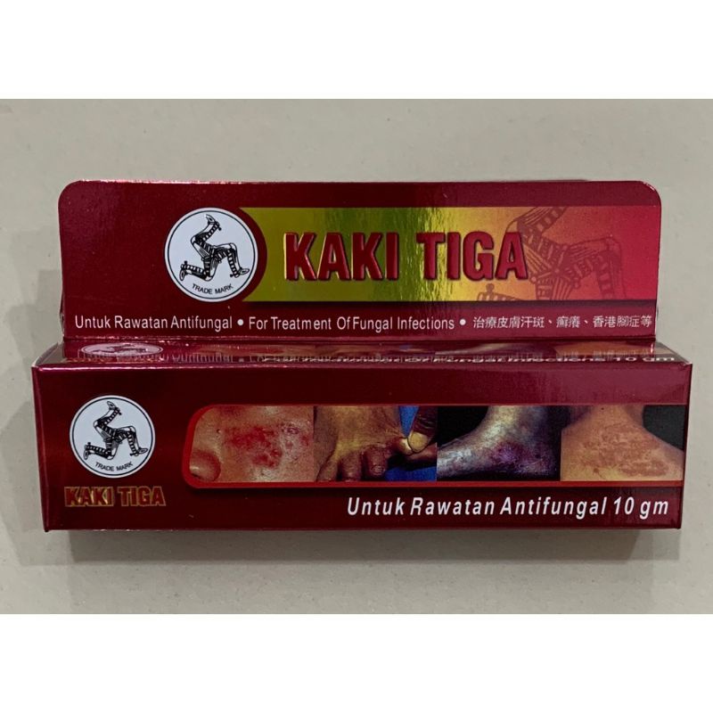 Cap kaki tiga antifungal cream 10 gm | Shopee Singapore