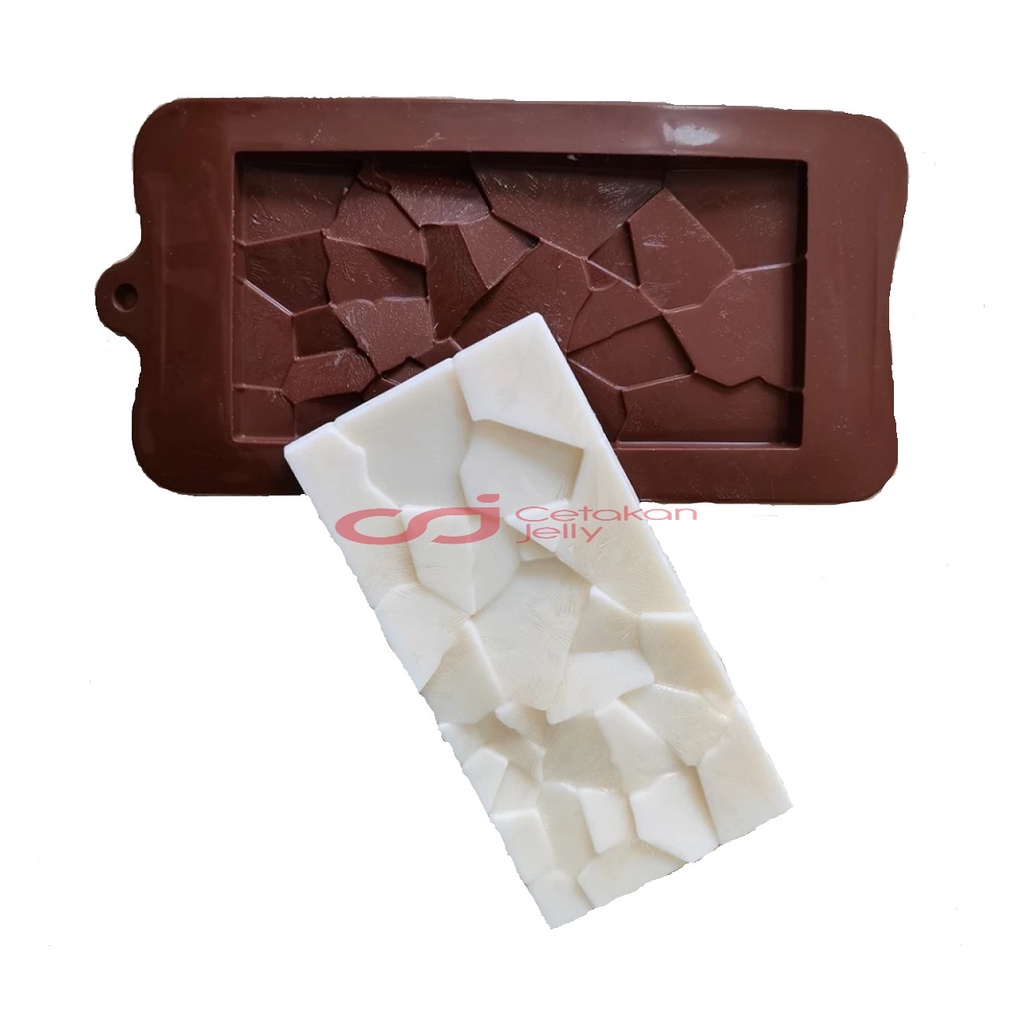CJ Chocolate Mold Chocolate Jelly Praline Craft DIY Choco Cracking Bar ...