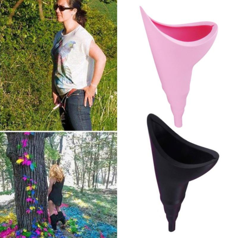 Women Urinal Outdoor Travel Camping Female Soft Silicone Urination ...