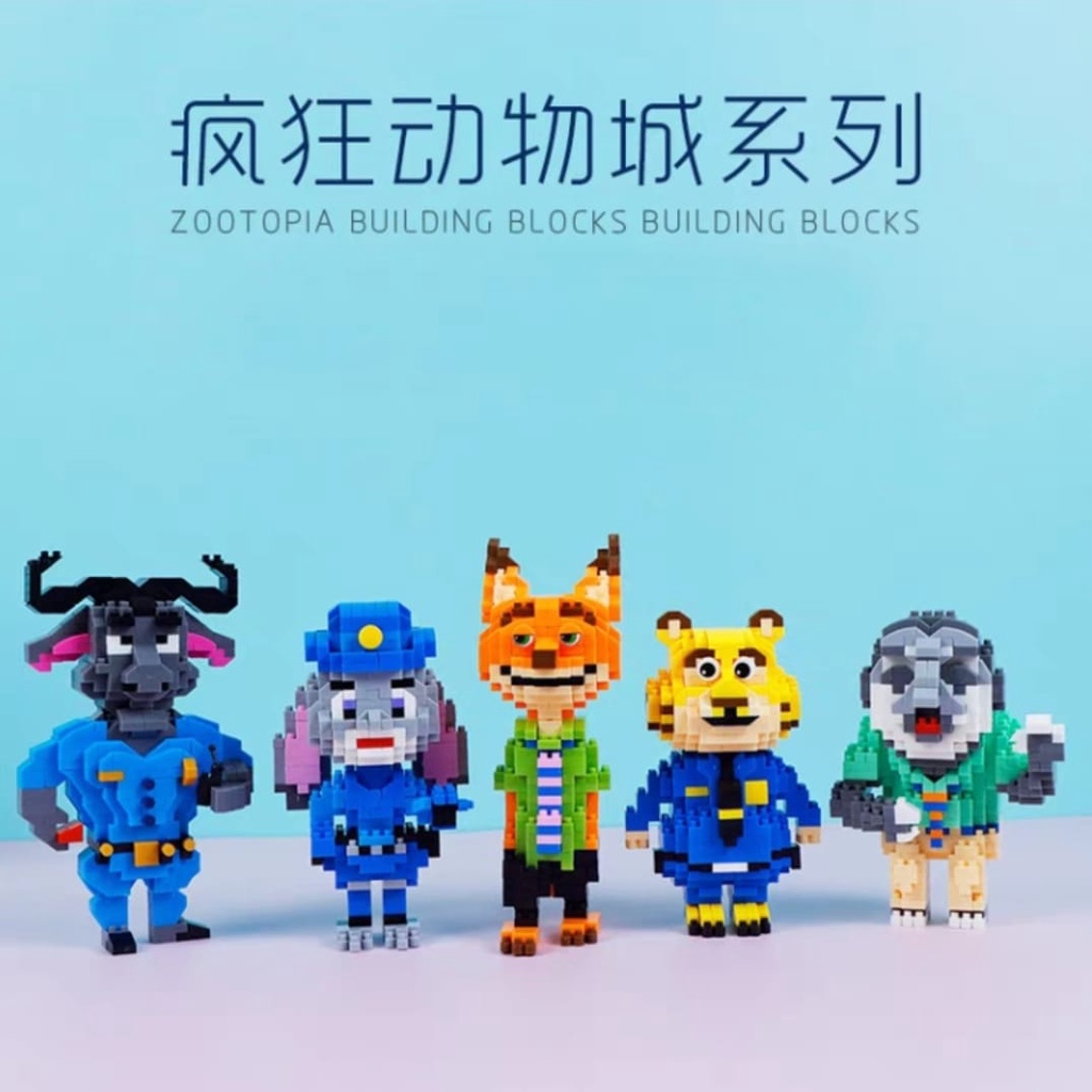 [SG LOCAL] Zootopia Series Nanoblock / Microblock (Judy Nick Flash Bogo ...