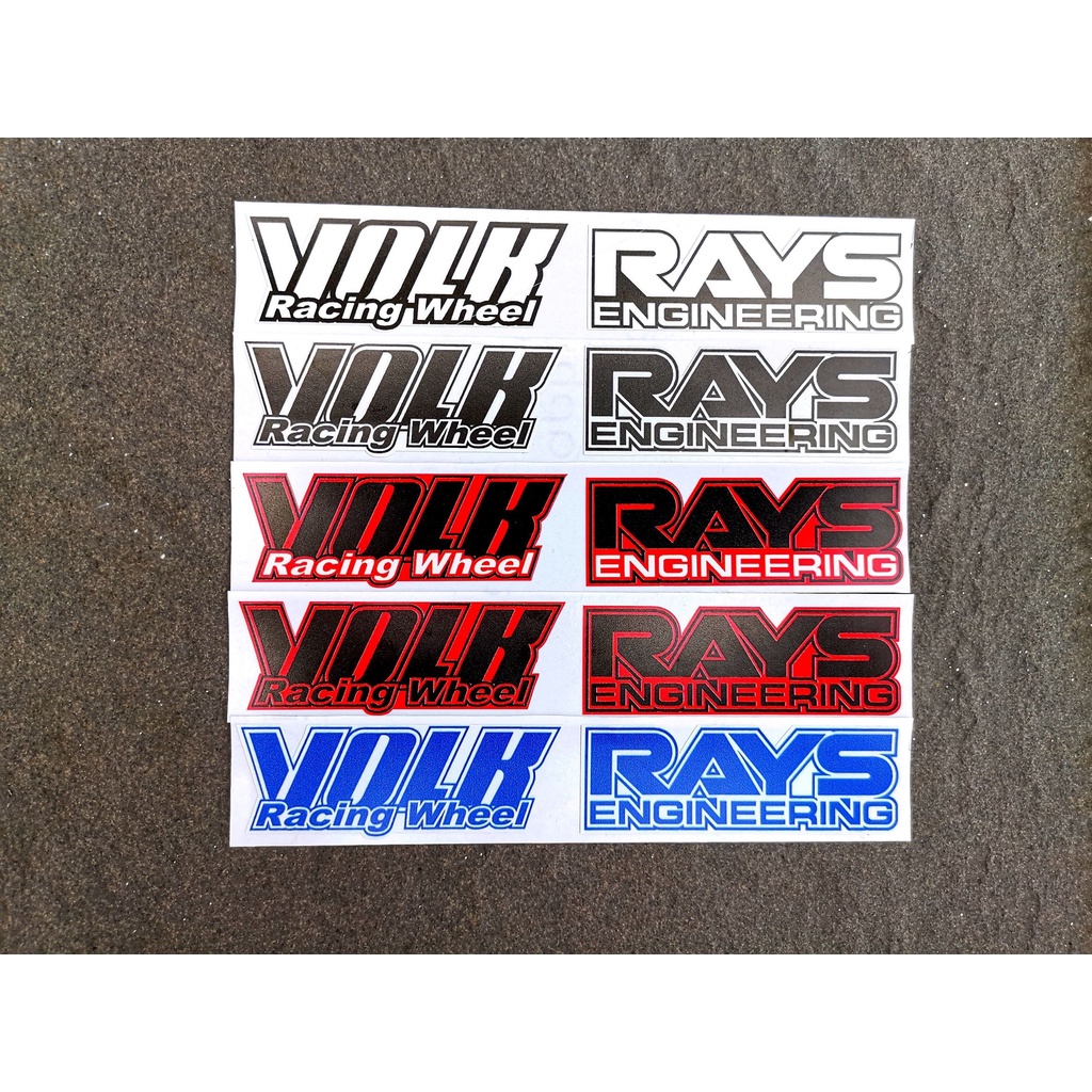 Sticker Volk Racing Te37 STICKER Rim Sticker Rays Volk Racing Te37 1set ...