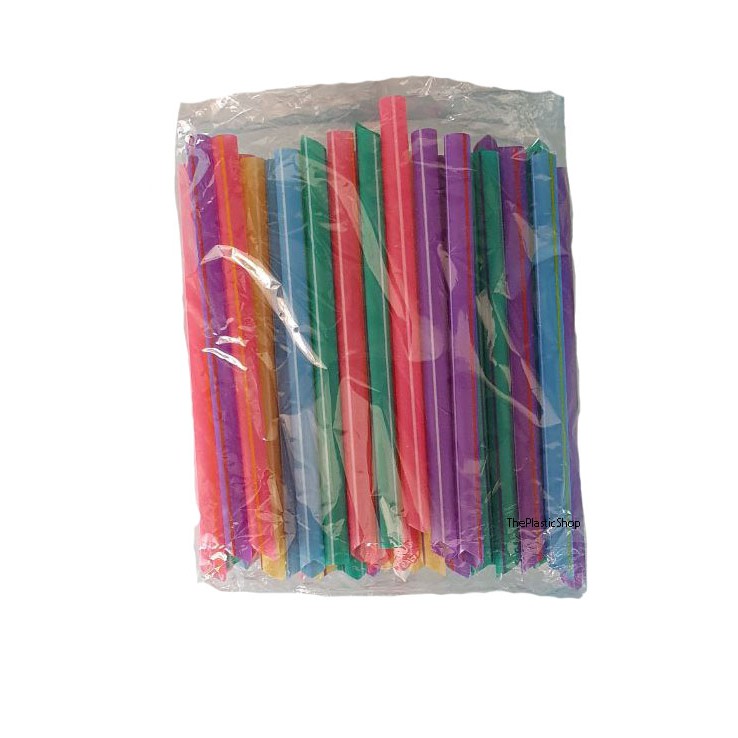 [50pcs] Bubble Tea Plastic Drinking Straw | Shopee Singapore