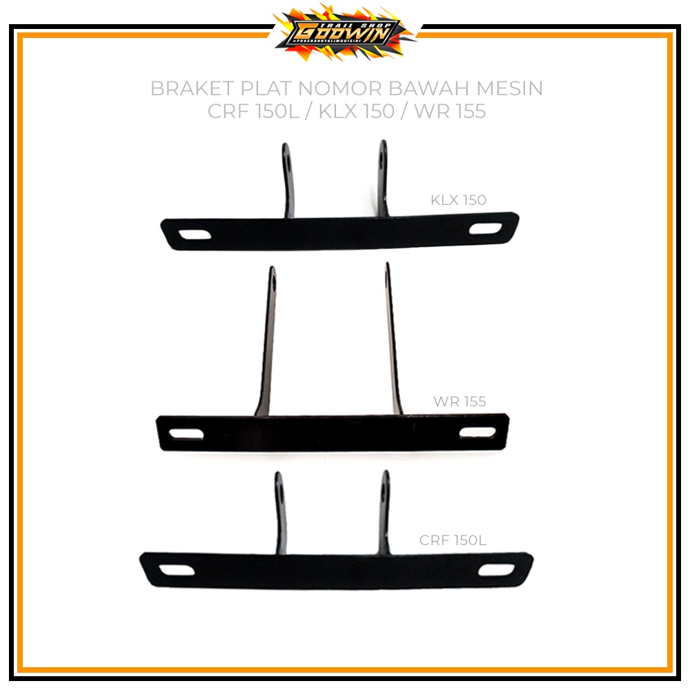 HITAM MESIN Klx 150 CRF 150 L Engine Bottom Number Plate Bracket Yamaha ...