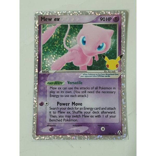 Pokemon mew ex celebration 25th anniversary card | Shopee Singapore