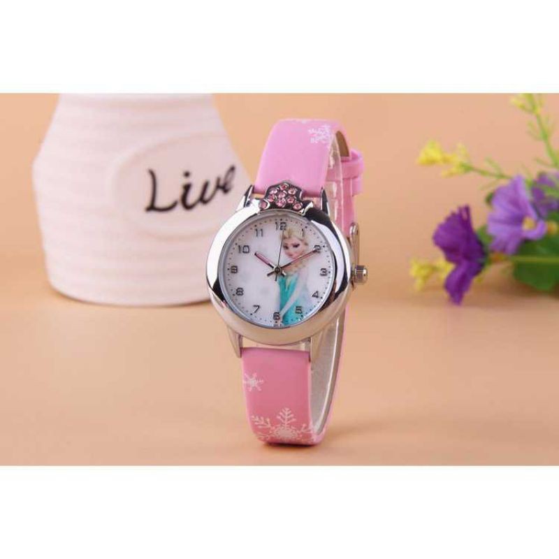 [Import] - Princess Elsa Anna Frozen Girls Watch | Shopee Singapore