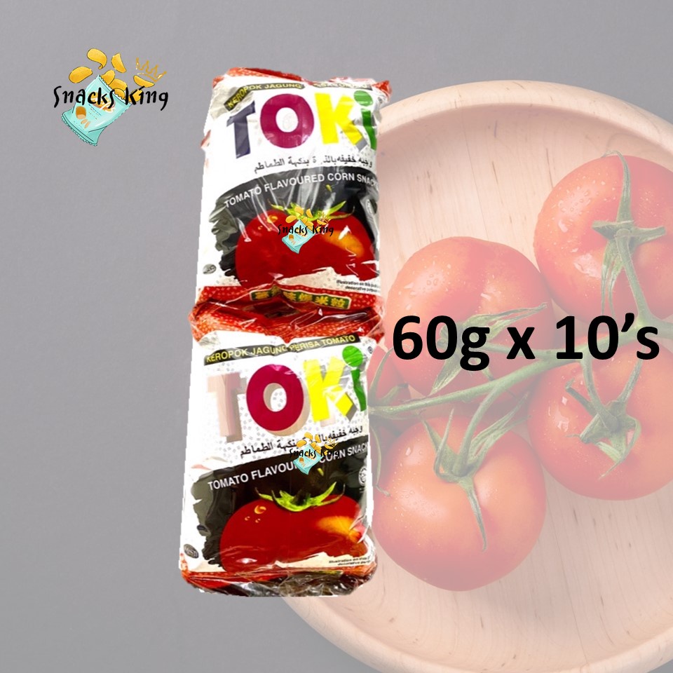 Toki Tomato Flavored Pop Corn / Pop Corn Perisa Tomato / Keropok Tomato ...