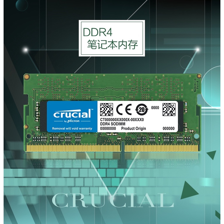 【Fast Shipping】Crucial 4GB/8GB/16GB Notebook Memory RAM DDR4 SODIMM 2133/2400/2666/3200MHz ...