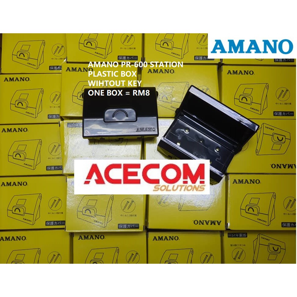 AMANO PR600 Guard Patrol Clock Box / Kotak Rondaan Sahaja (No Key ...