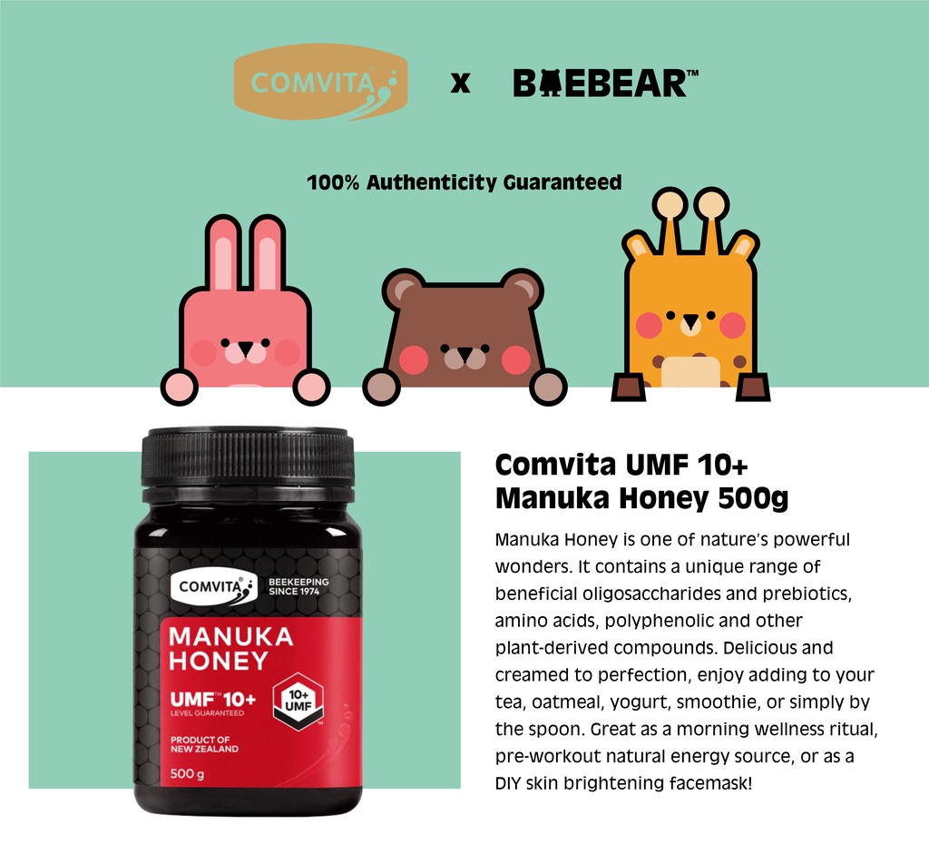 Comvita Manuka Honey UMF 10+ / 5+ / 15+ Manuka Honey 500g | 250g | Comvita Propolis Herbal ...