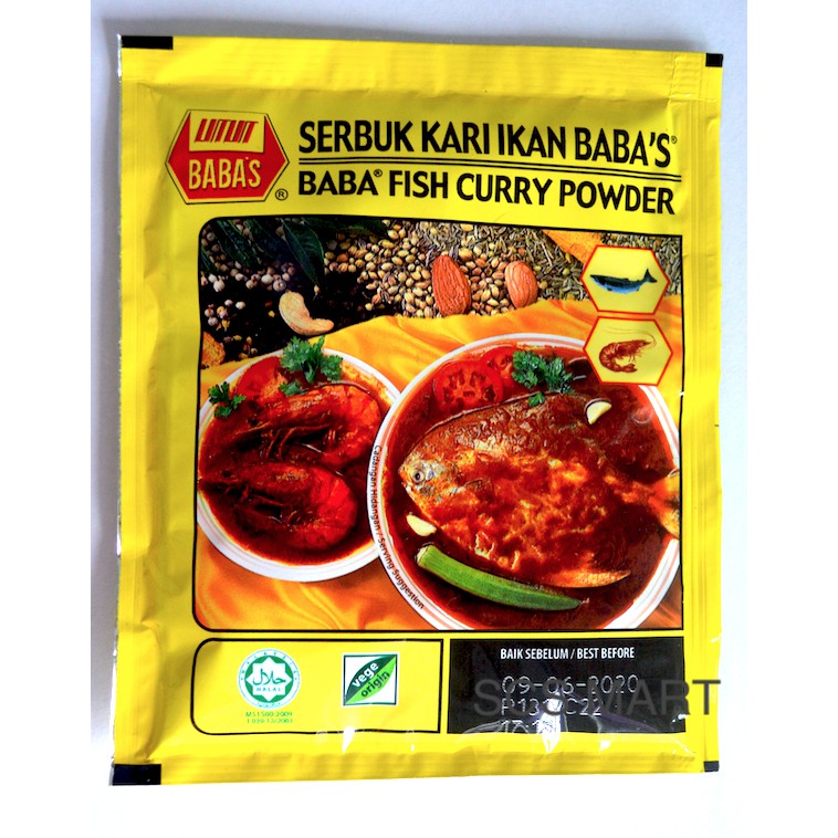BABA Fish Curry Powder 25G 鱼咖喱粉 Serbuk Kari Ikan BABA'S | Shopee Singapore