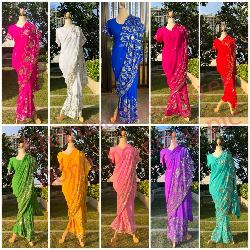 Sari Sets Indian Suits Ready-To-Orders (Please Read The Details Before ...