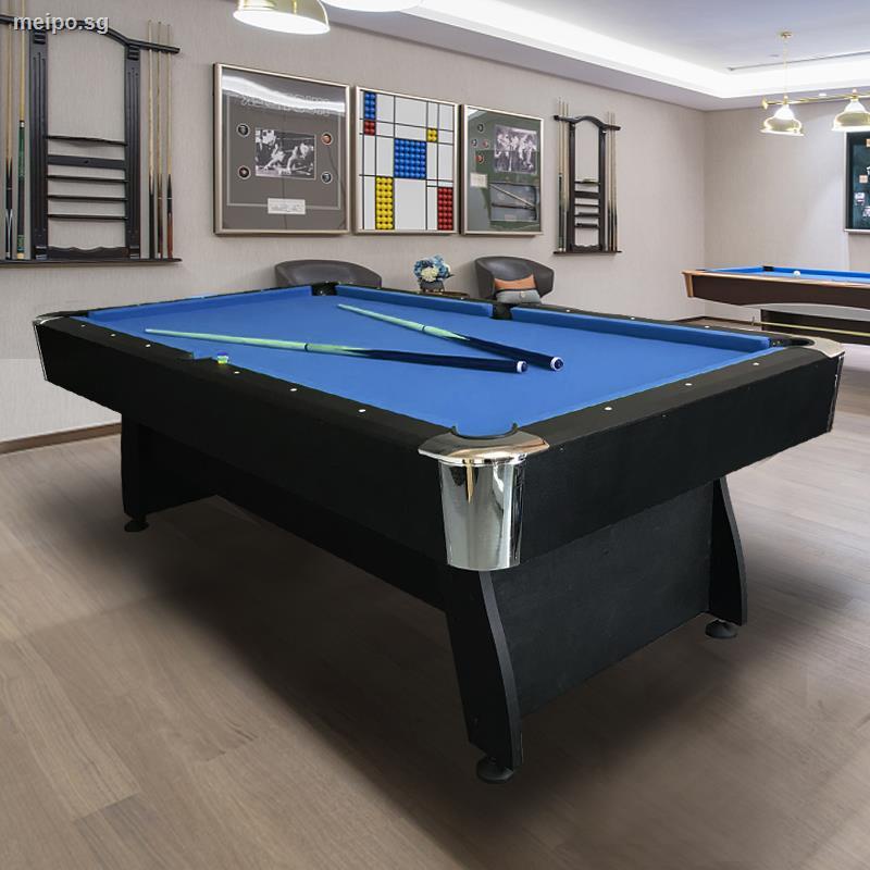 9 foot standard pool table indoor American black eight snooker table ...