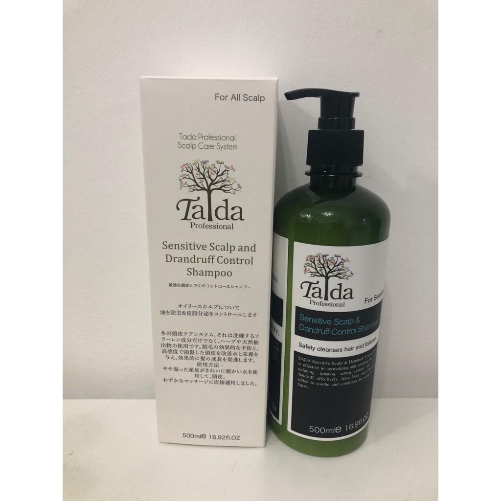 Tada Professional Sensitive Scalp & Dandruff Control Shampoo/Scalp Care ...