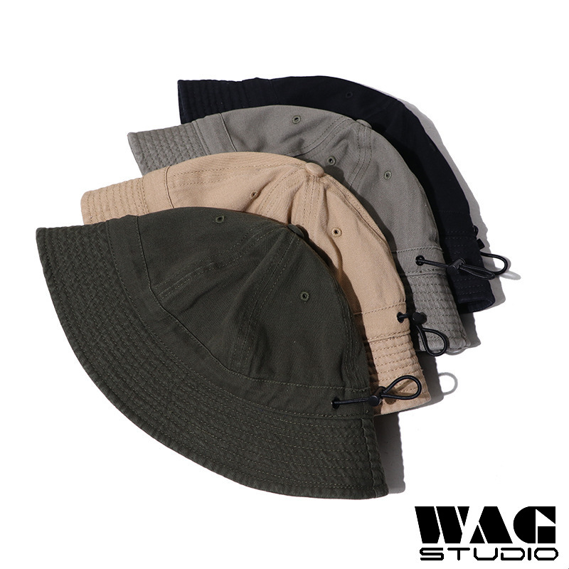 WAG Hat | Ready Stock Cotton Bucket Hat Men Women Drawstring Outdoor ...