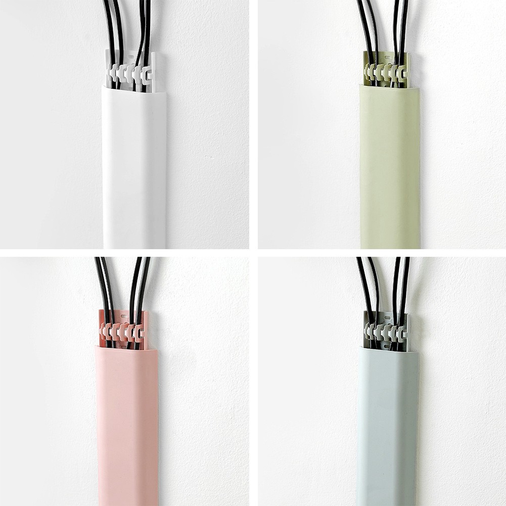 Wall Cable Tidy Cover Wire Clip Hide Self-adhesive Trunking Organizer ...