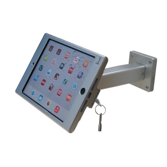 SG stock tablet stand screw in table desktop wall mounting with key ...