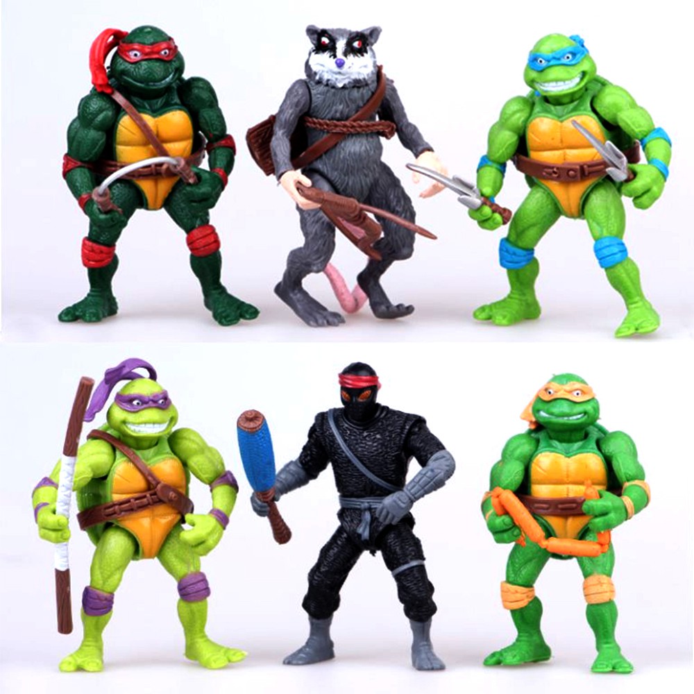 Ninja Turtle model toy 12 cm tall, 2014 version, flexible joints, 1 ...