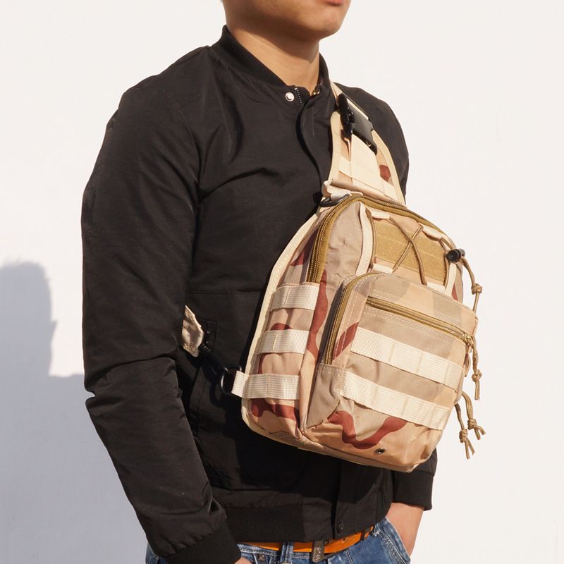 Men's Camouflage Rugged Backpack Featuring Molle Tactical Design And ...