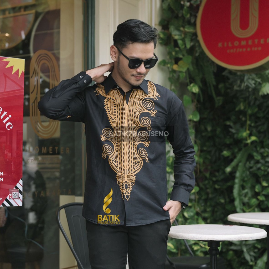 Aji Bhavana Batik Men Size M L Xl XXL Batik Uniform Batik Office Work ...