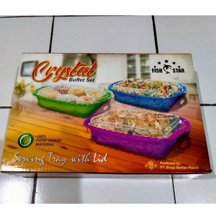 Crystal Set Buffet Vegetable Container | Shopee Singapore