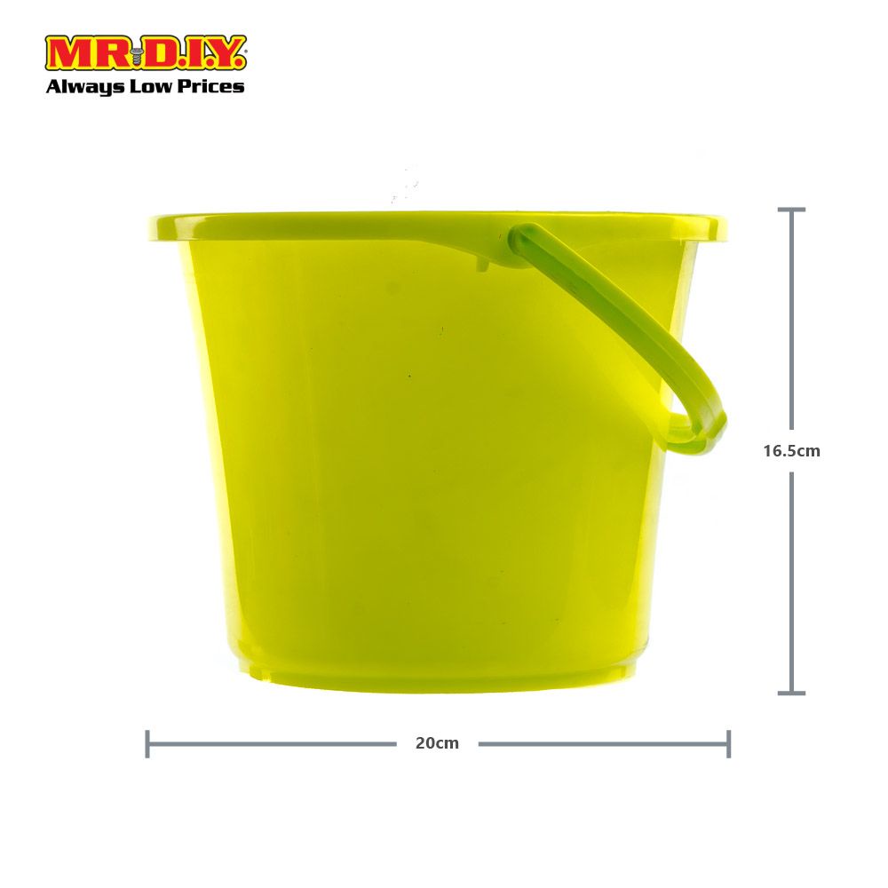 LAVA Plastic Heavy-Duty BPA-Free Bucket Water Pail Baldi Air 3L (16.5cm ...