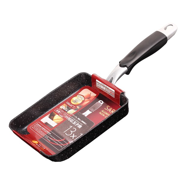 SARA / Square Frying Pan 13 x 18 cm Non-Stick | Shopee Singapore