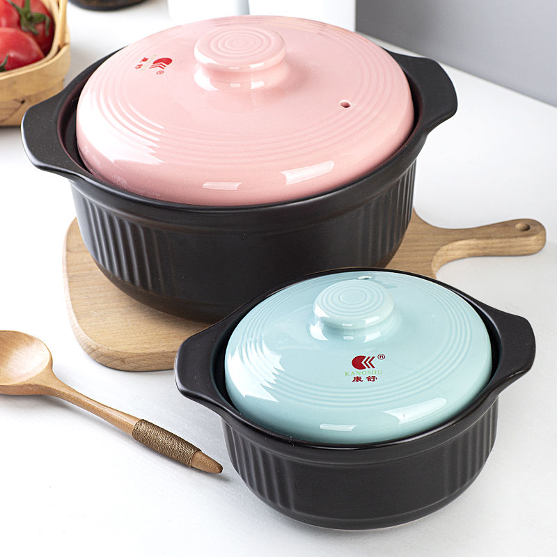 Kangshu casserole ceramic pot stew soup pot home high-temperature gas ...