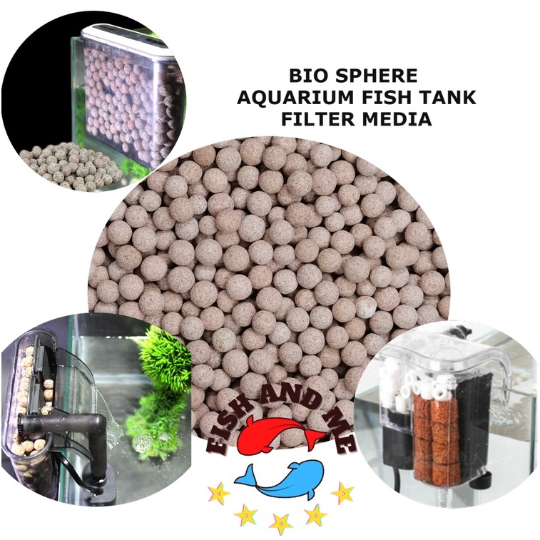 Bio Sphere Mini Bio Ball Aquarium Fish Tank Filter Media untuk hanging ...