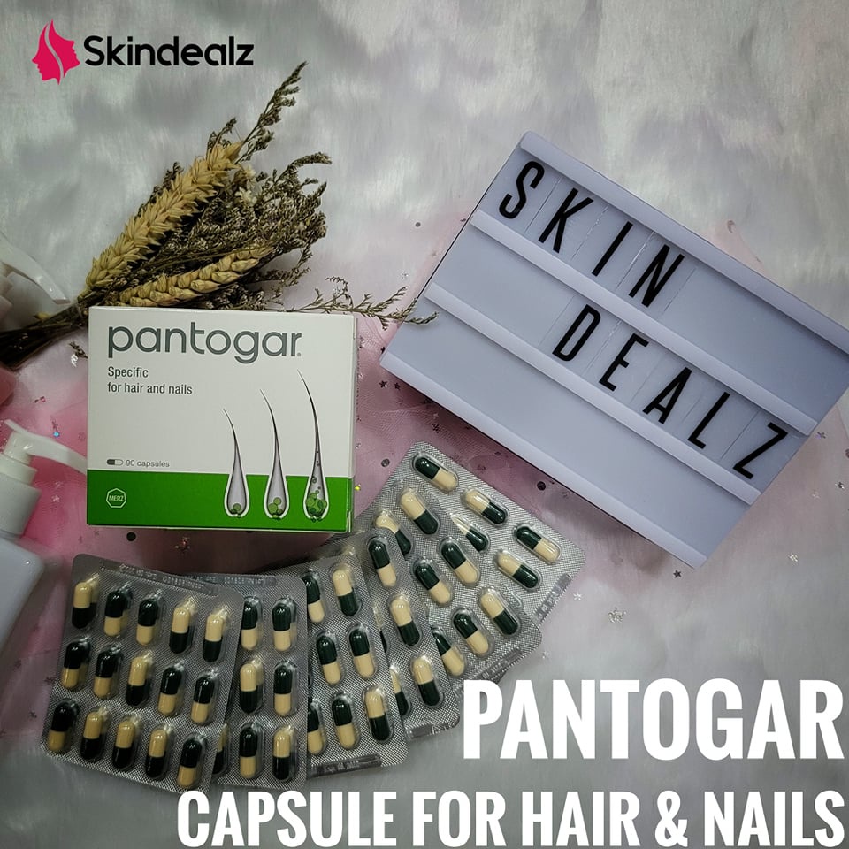 Pantogar Capsule For Hair And Nails 90caps | Shopee Singapore