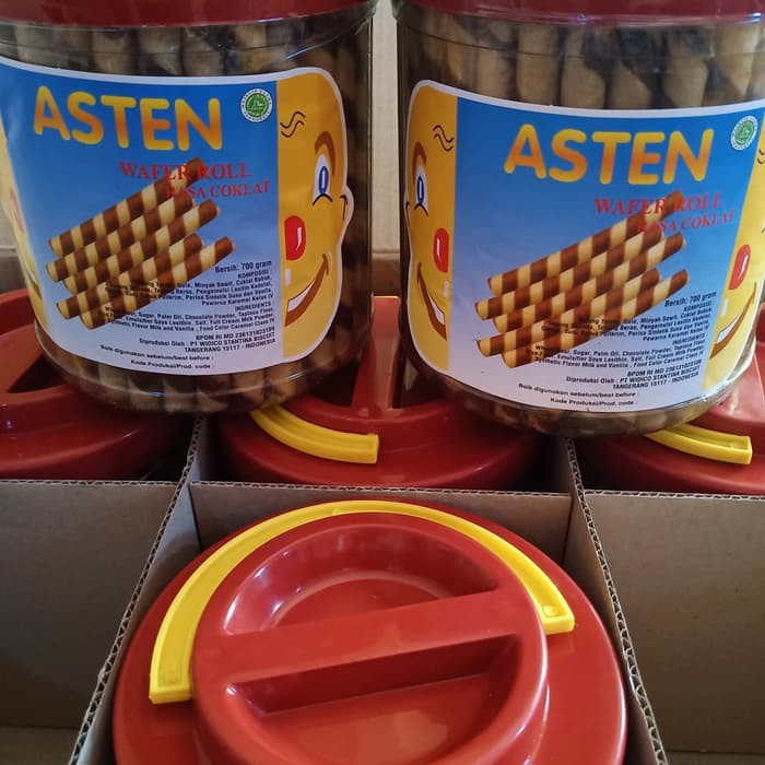 Astor Asten chocolate flavored wafer roll 700g contains 6 jars - Eid ...
