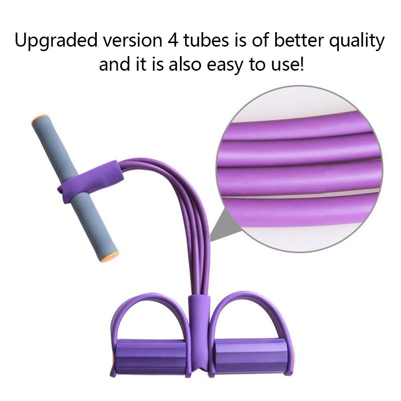 ⭐[Sg Seller] Sit Up Pull Rope Workout Tension Rope Tummy | Shopee Singapore