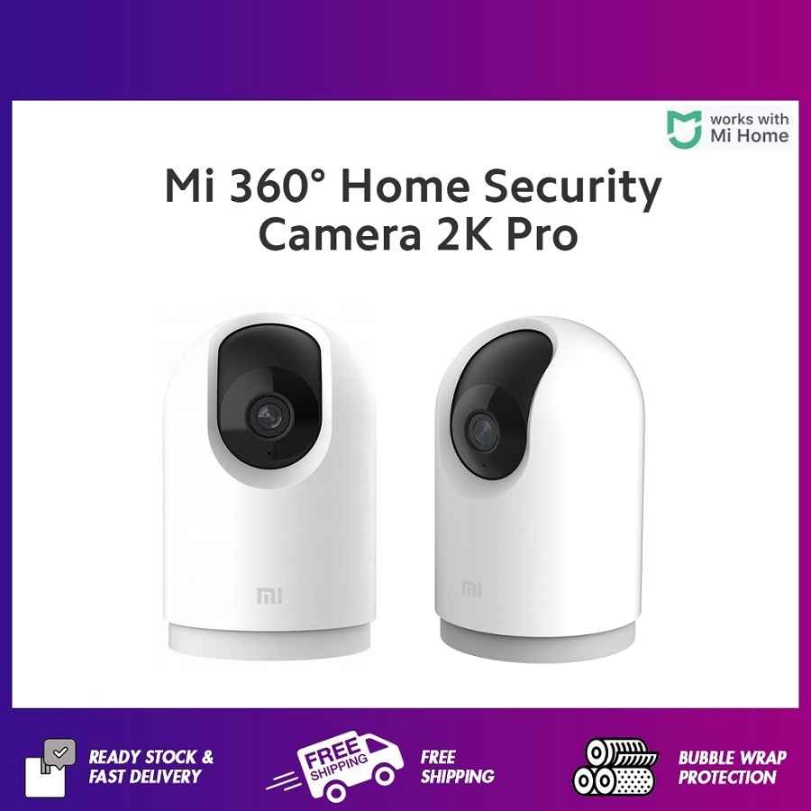 Xiaomi Mi 360 Home Security Camera 2K Pro (2K Resolution, Full Color in Low Light, Dual-band Wi ...