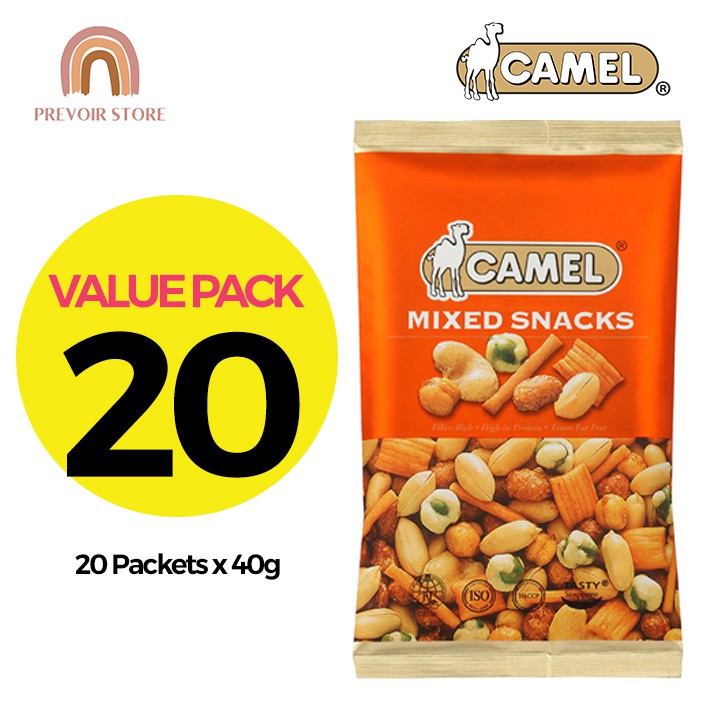 Camel Nuts Mixed 40g x 20s | Shopee Singapore