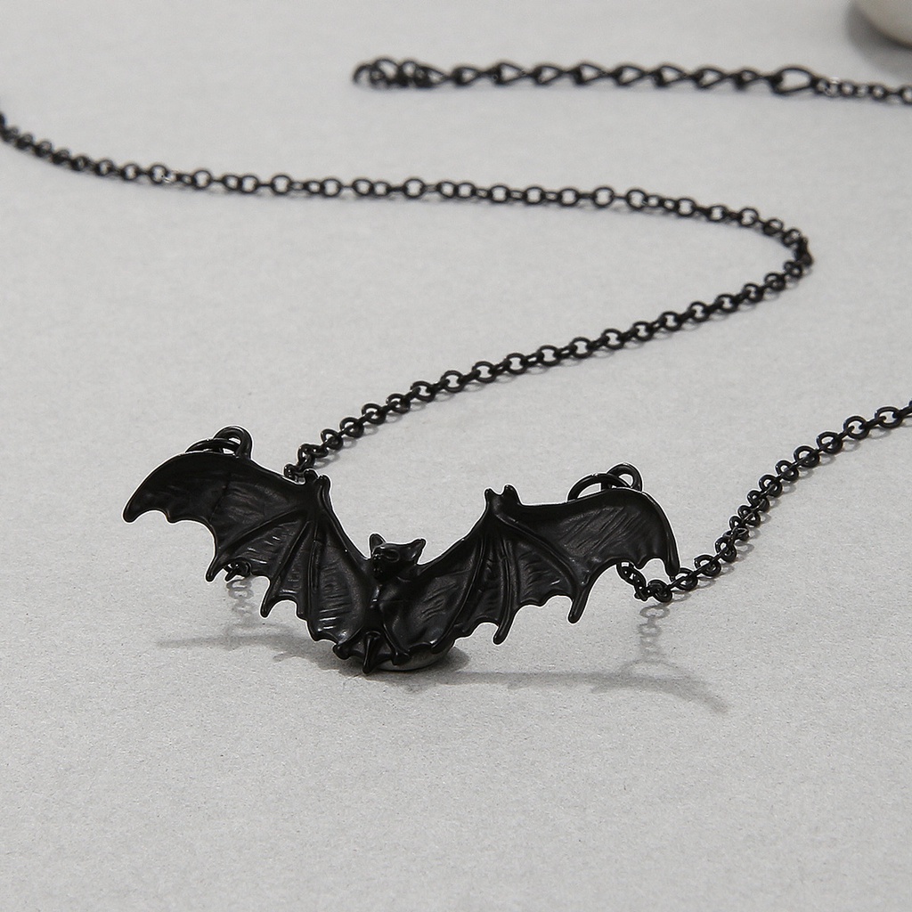 Goth Vampire Vintage Bat Wings Pendant Choker Necklace Christmas Witchy ...