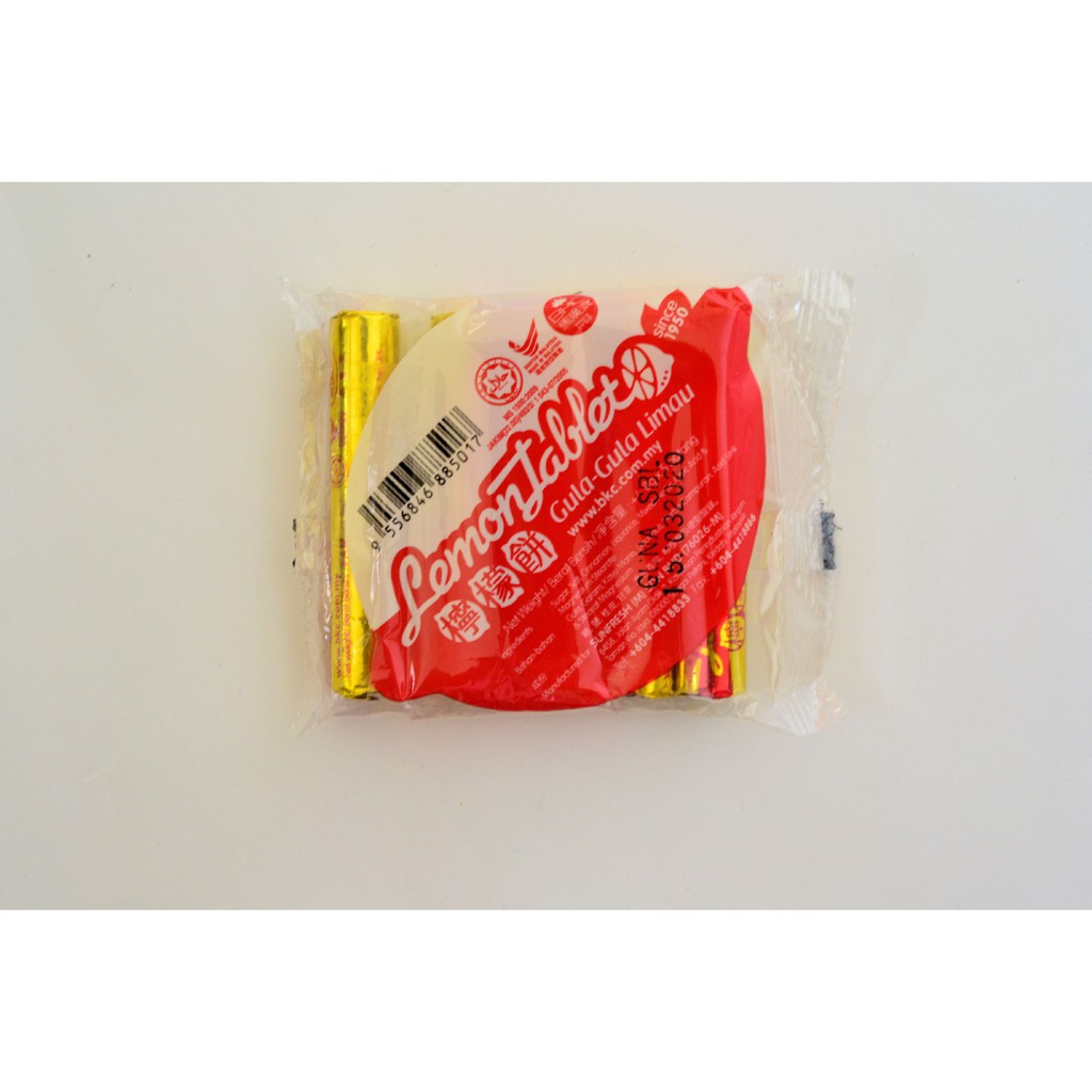 Lemon Tablet Candy Gula-Gula Limau (8g x 5 Rolls) | Shopee Singapore