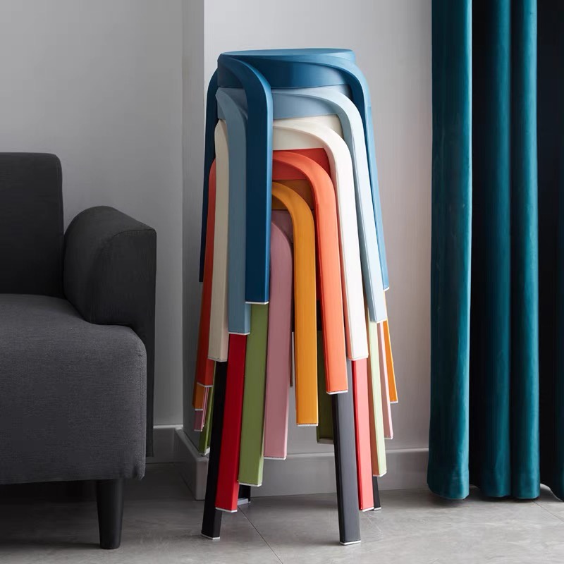 COLAR Stackable Multi-Color Stools/Sturdy Durable Stool | Shopee Singapore