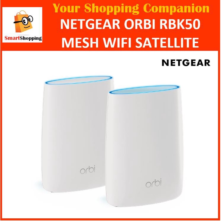 Netgear Orbi AC3000 RBK50 home distributed mesh sub parent wireless ...