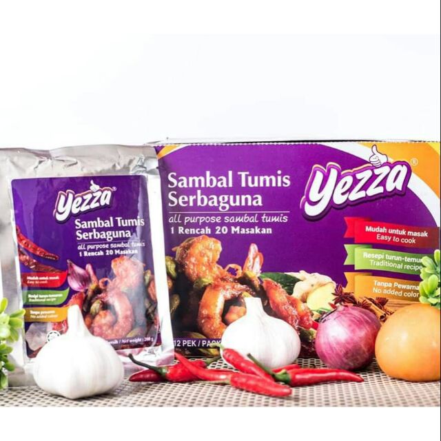 [YEZZA] Multipurpose Sauteed Sambal Food Scaffolding Easy For All Types ...