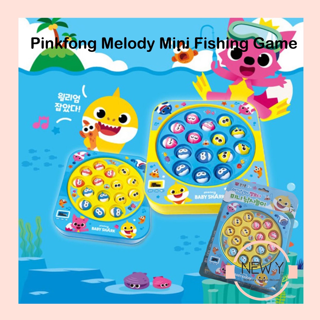 [PINKFONG] Pinkfong Baby Shark Melody Mini Fishing Game | Shopee Singapore