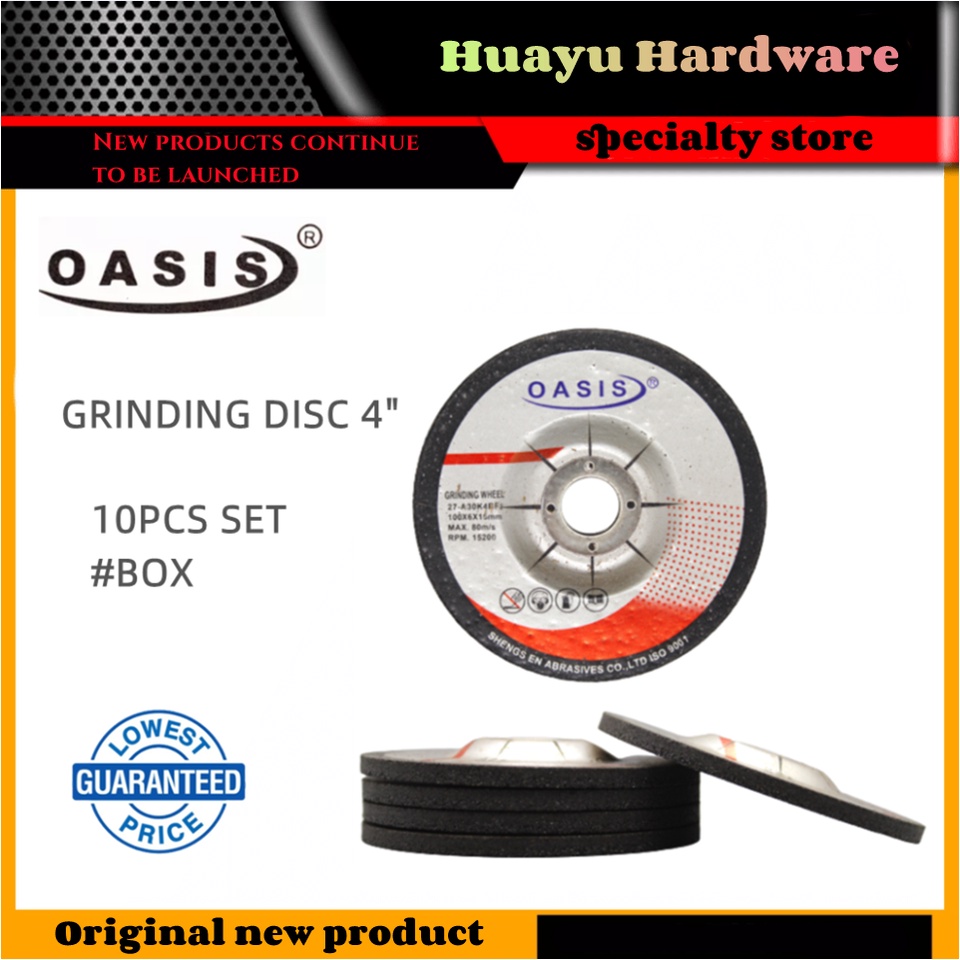 Oasis Grinding Disc 4" Heavy Duty Grinding Wheel Of Stainless Metal ...