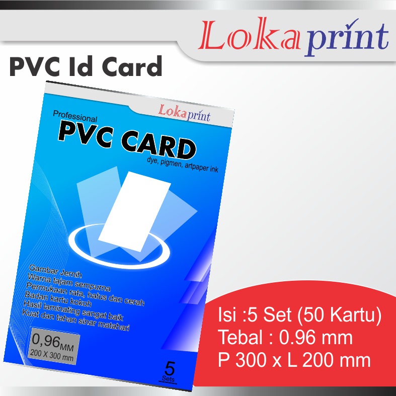 Pvc id card 5set id card Material 0.96mm Thick pvc Name card Material ...
