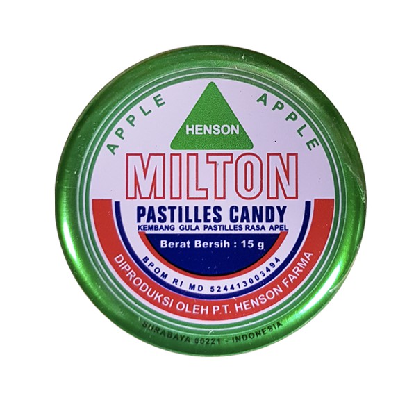 Milton Pastilles Apple (25g x 12packs x 1 box) Old School /Candies ...