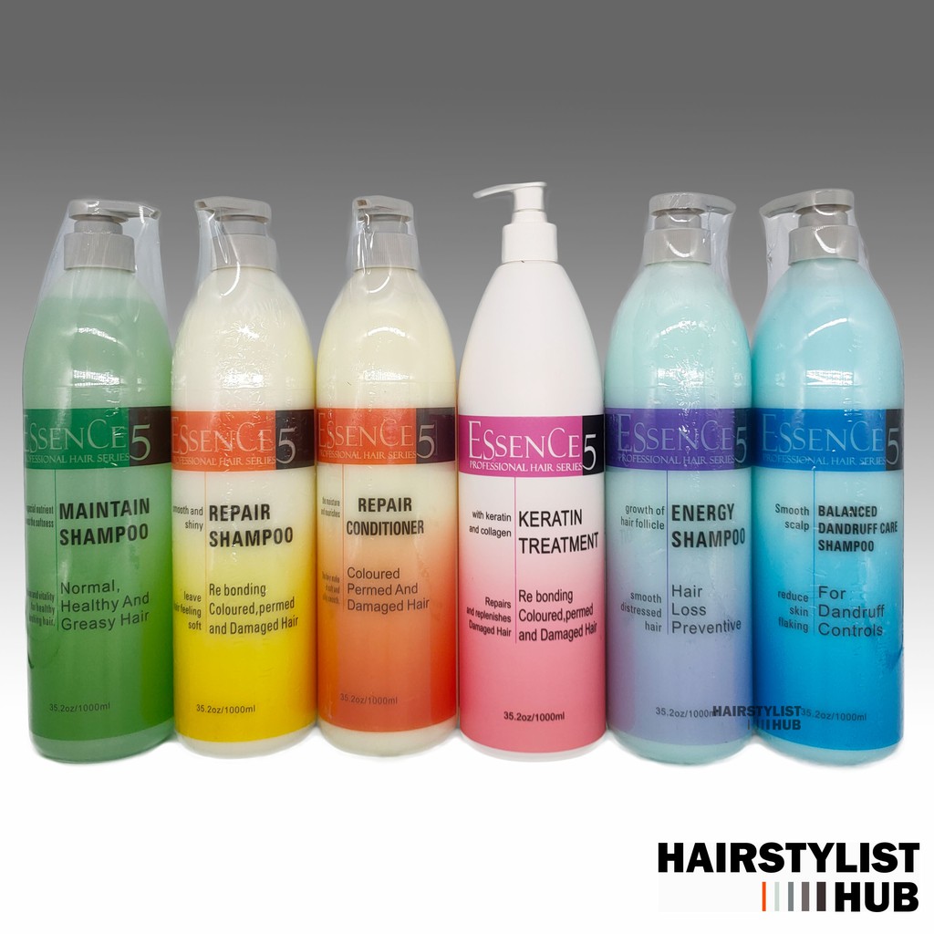 Essence 5 Shampoo Professional Hair series, Energy Shampoo/ Maintain ...