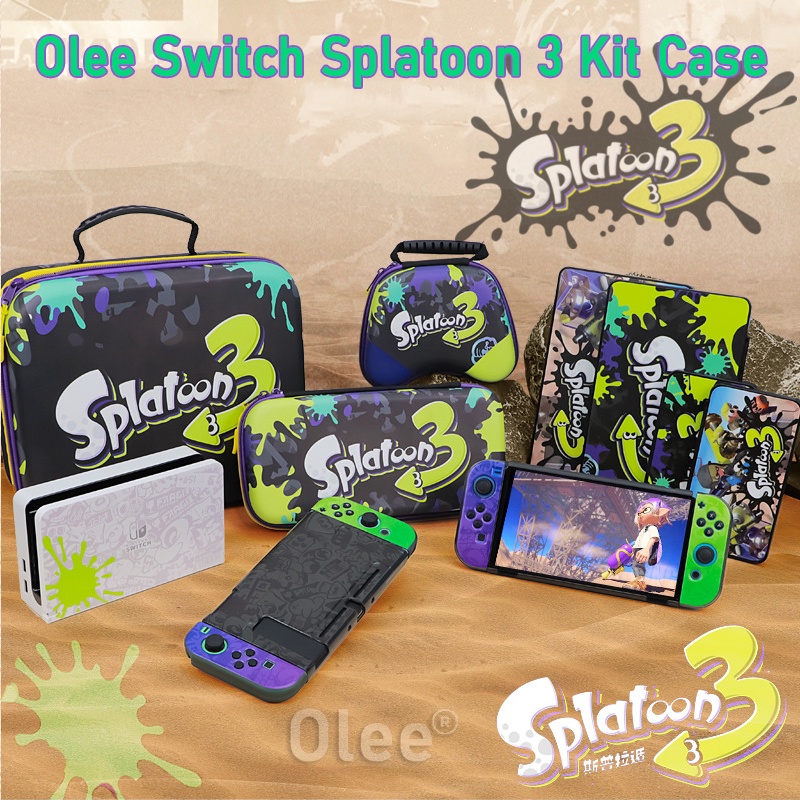 [Splatoon 3]Switch Case kit for Nintendo Switch & Switch OLED Model ...
