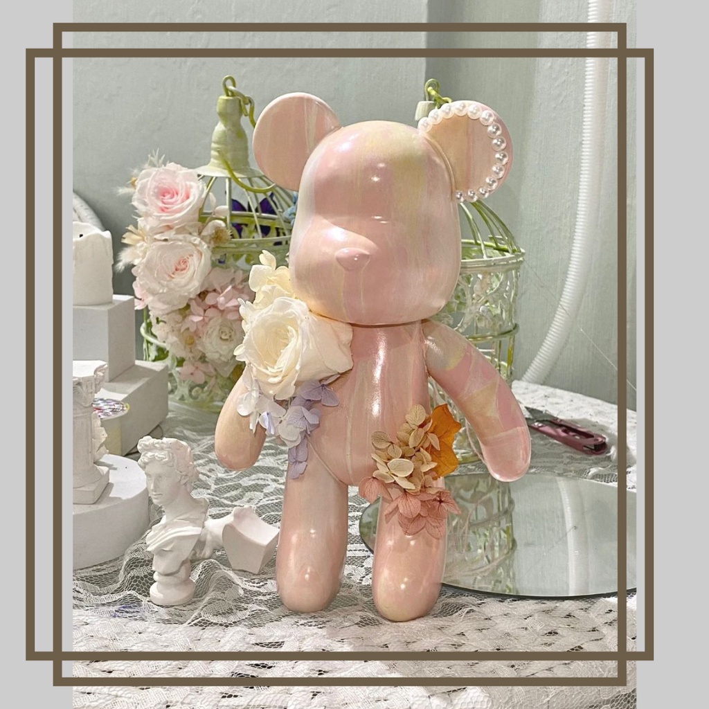 SG READY STOCK 23cm Flow Fluid Bear Diy Violent Bearbrick bear ...