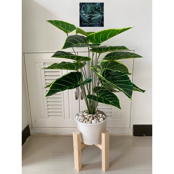 Artificial Philo Tree 18 Leaves 70 Cm Tall. | Shopee Singapore