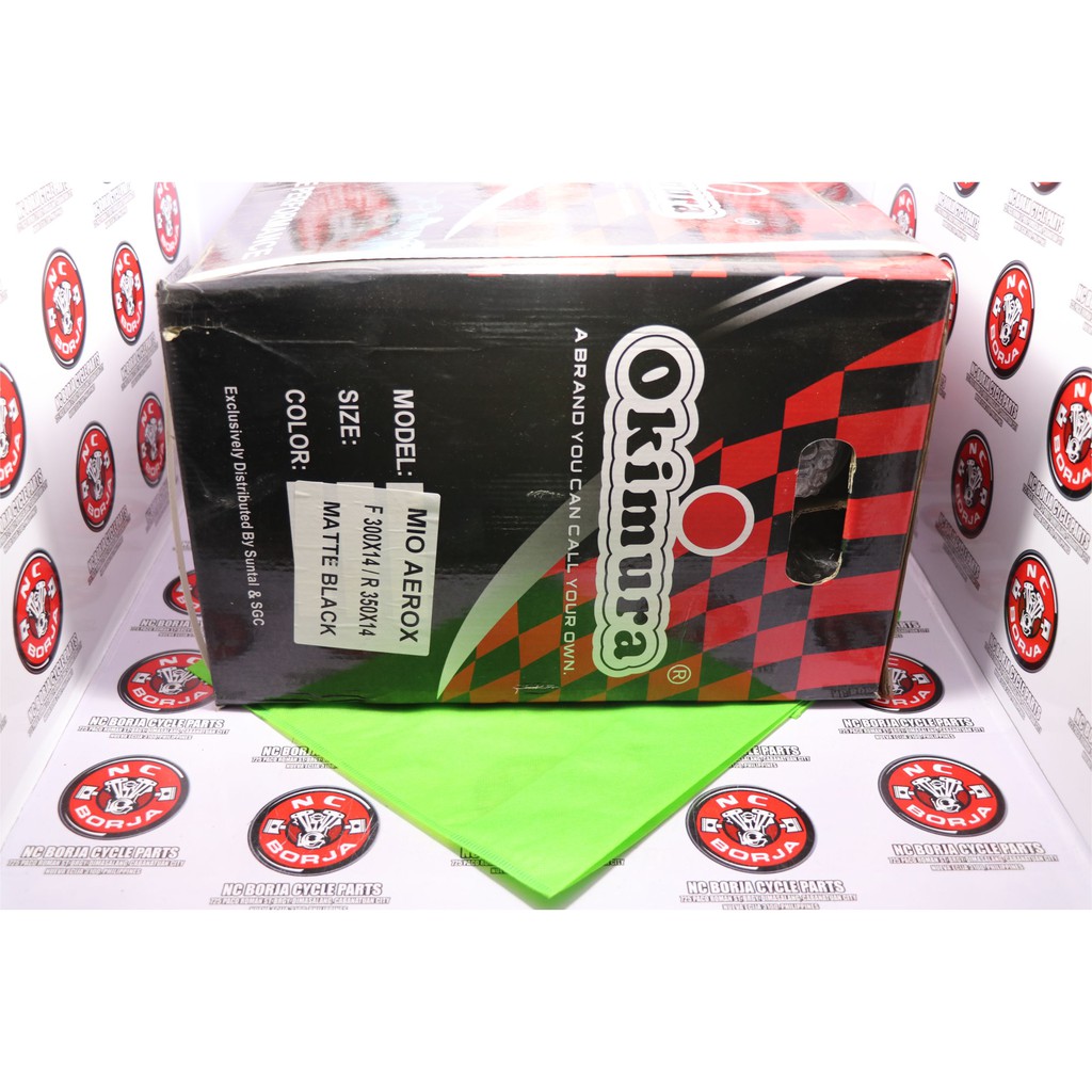 MAG WHEELS OKIMURA BLACK HARD ALLOY AEROX V1/V2 | Shopee Singapore