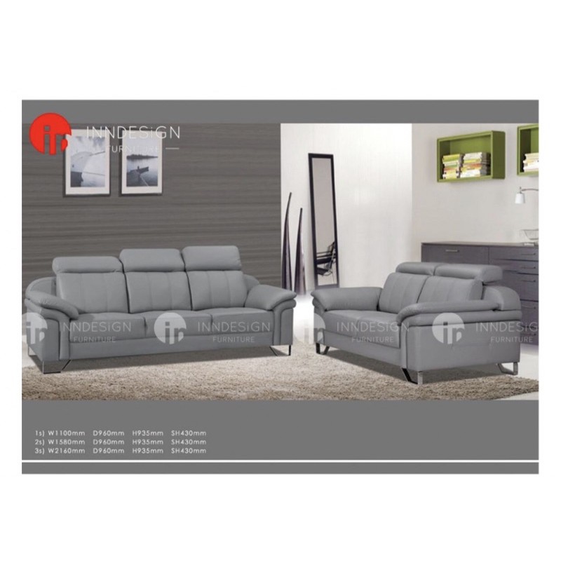 CHICAGO 1 / 2 /3 Seaters PVC Leather Sofa (Free Delivery and ...
