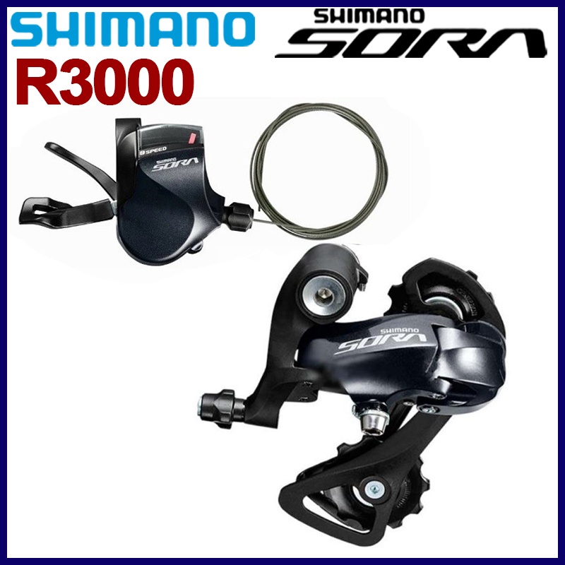 Shimano SORA R3000 9 Speed Road Bike Set SL-R3000 Right Shifter RD ...